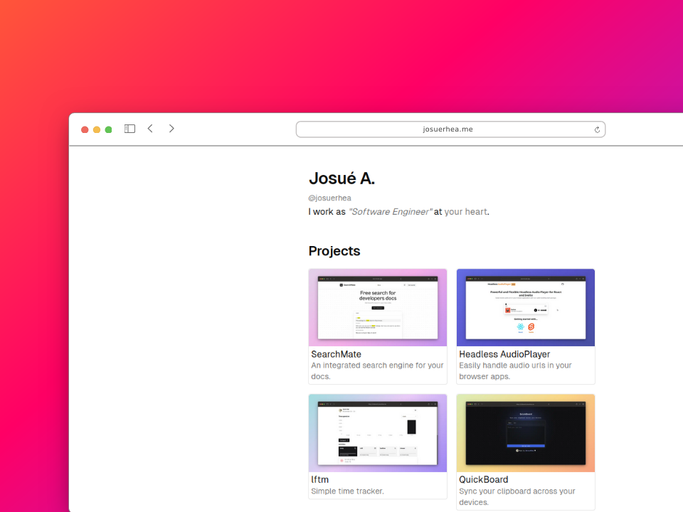 Josue A. - @josuerhea